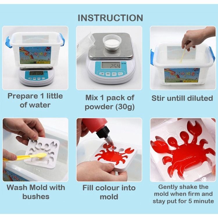 DIY Magical Waterscape Floating Set Water Aqua Jelly Sensory Early ...