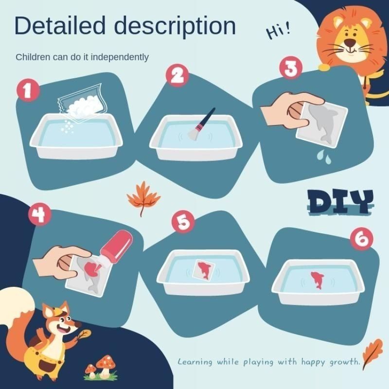 DIY Magical Waterscape Floating Set Water Aqua Jelly Sensory Early ...