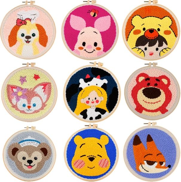 DIY Tufting Cute Cartoon Designs Suitable for Family and Children ...