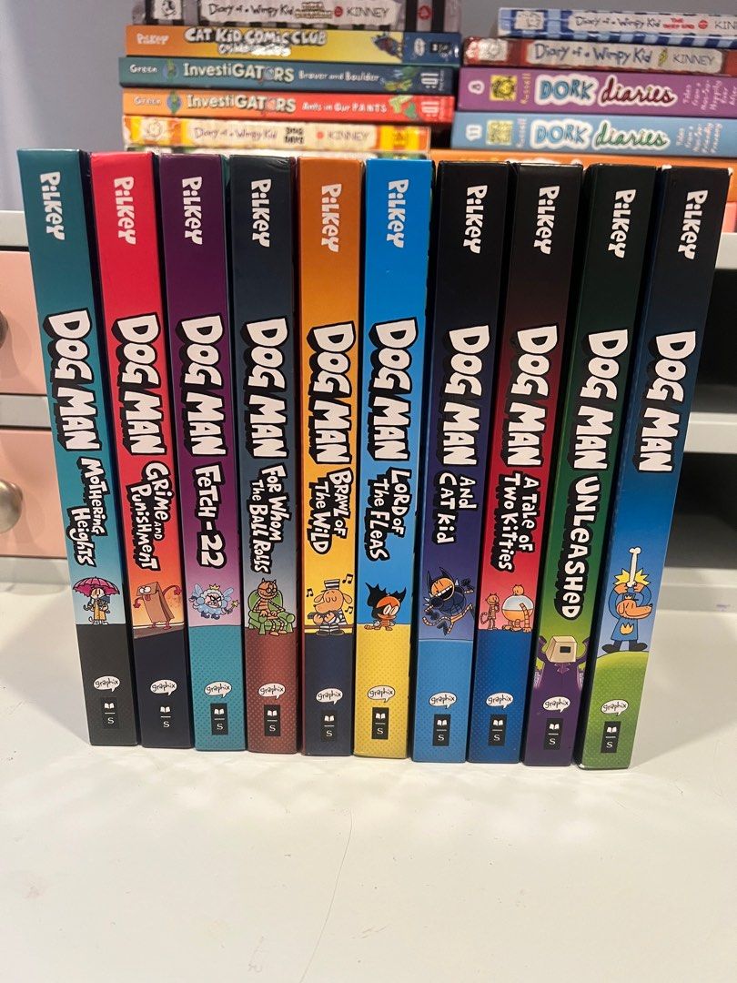 DOG MAN Book Series (Original) 1-10, Hobbies & Toys, Books & Magazines ...