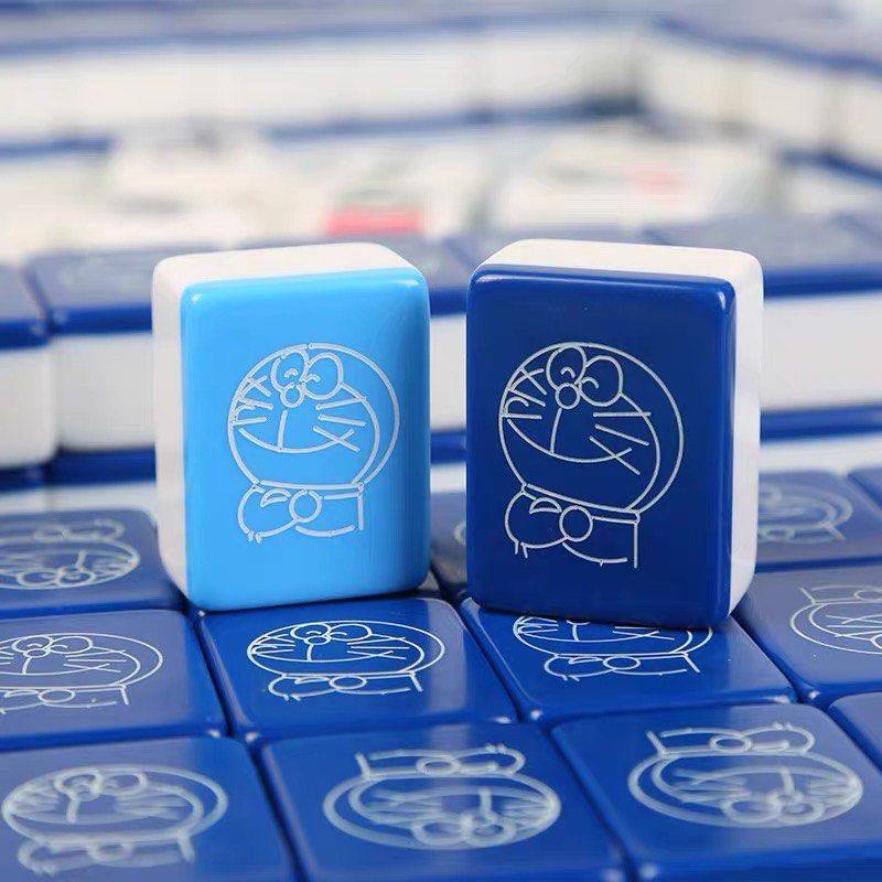 Doraemon Mahjong Set, Hobbies & Toys, Toys & Games on Carousell