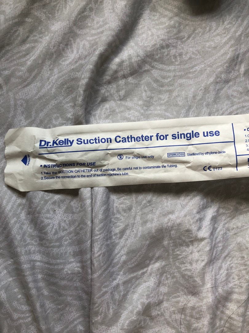 Dr. Kelly Suction Catheter for Single Use, Health & Nutrition, Medical ...