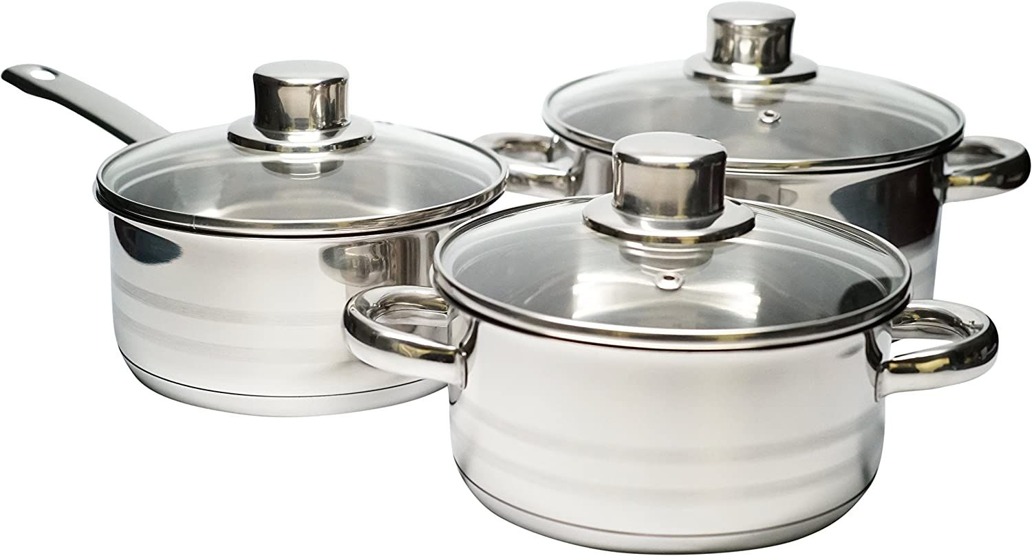 ELO Skyline Stainless Steel Kitchen Induction Cookware Pots and Pans ...