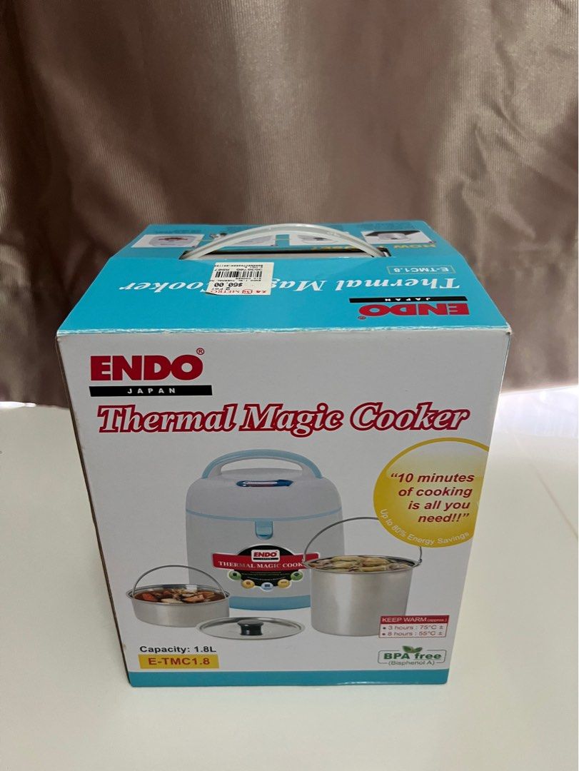 Endo Thermal Magic Cooker 1.8L, TV & Home Appliances, Kitchen ...