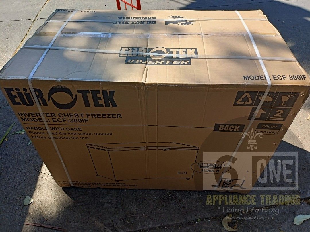 EUROTEK NON INVERTER FREEZER, TV & Home Appliances, Kitchen Appliances ...