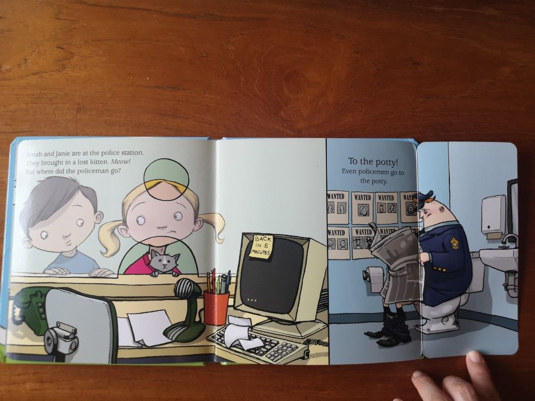 Even firefighters go to the potty book, Hobbies & Toys, Books ...
