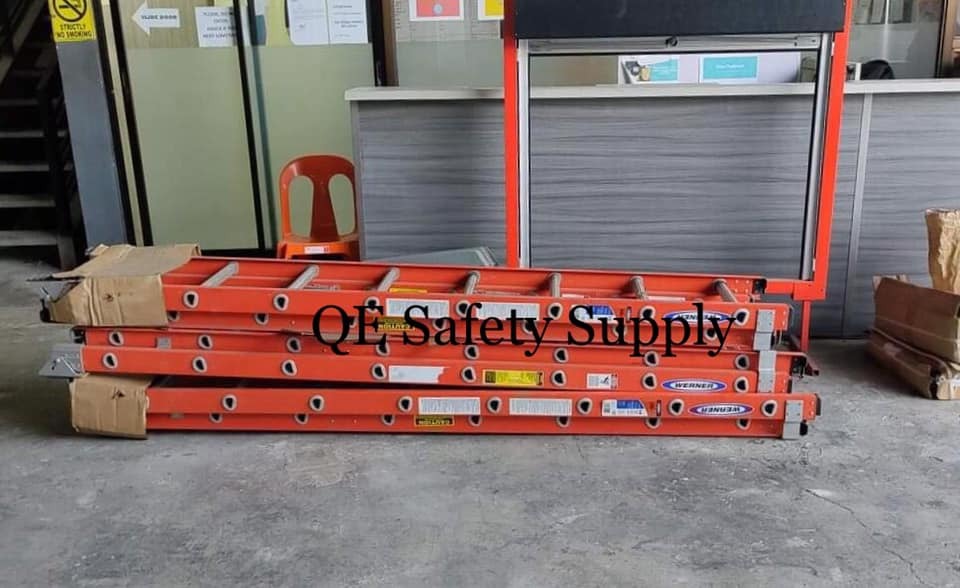 Fiberglass Extension Ladder, Commercial & Industrial, Construction ...