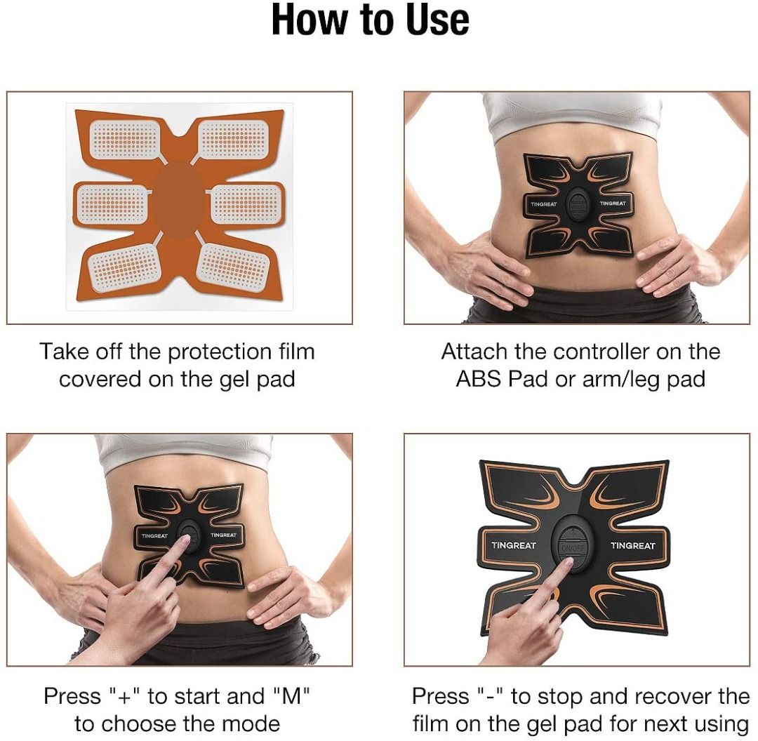 FLEXTRON BS Stimulator Muscle Toner, Portable Muscle Trainer ...