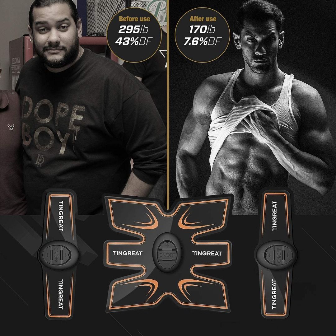 FLEXTRON BS Stimulator Muscle Toner, Portable Muscle Trainer ...