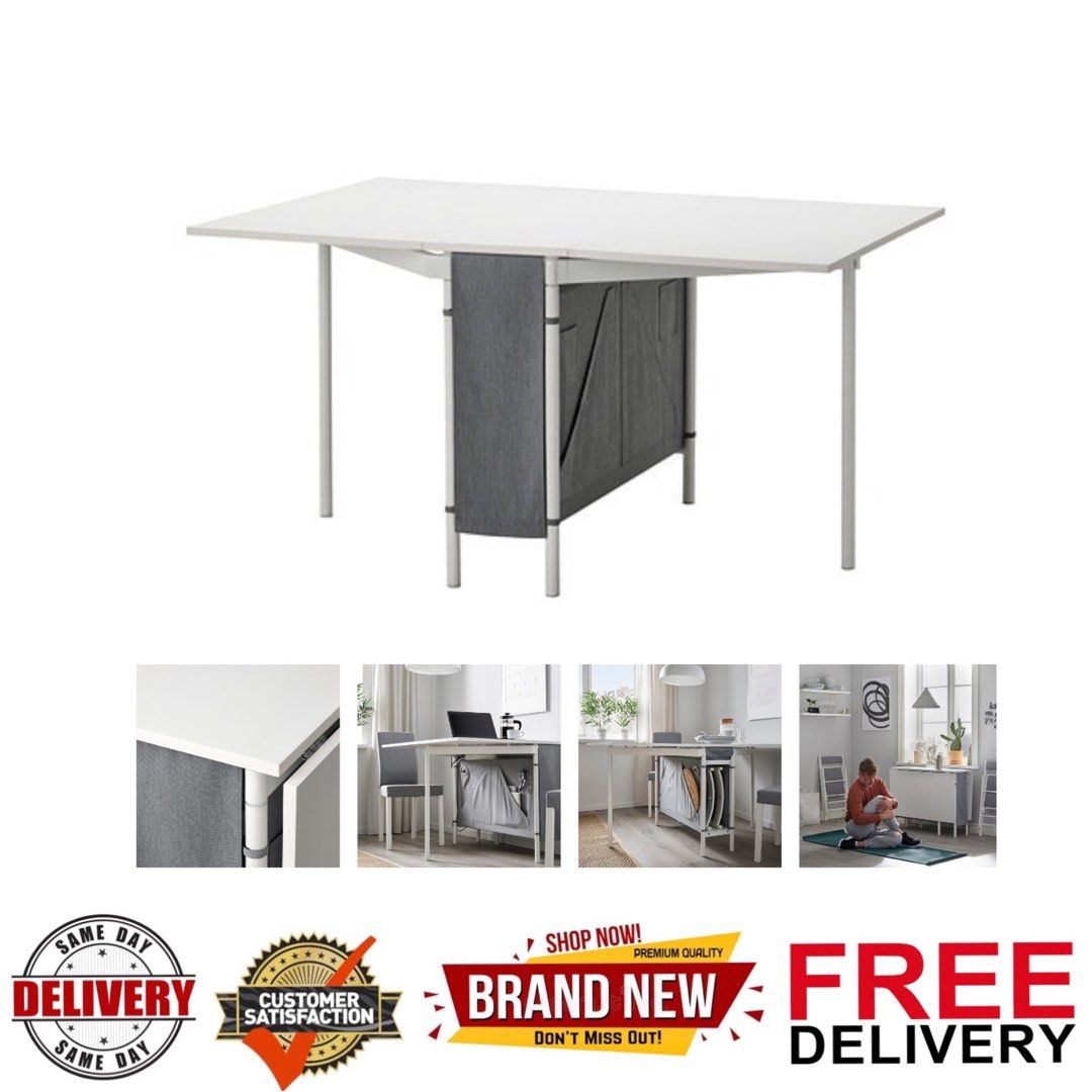 Foldable dining table? Dining table, KALLHALL Gateleg table with ...