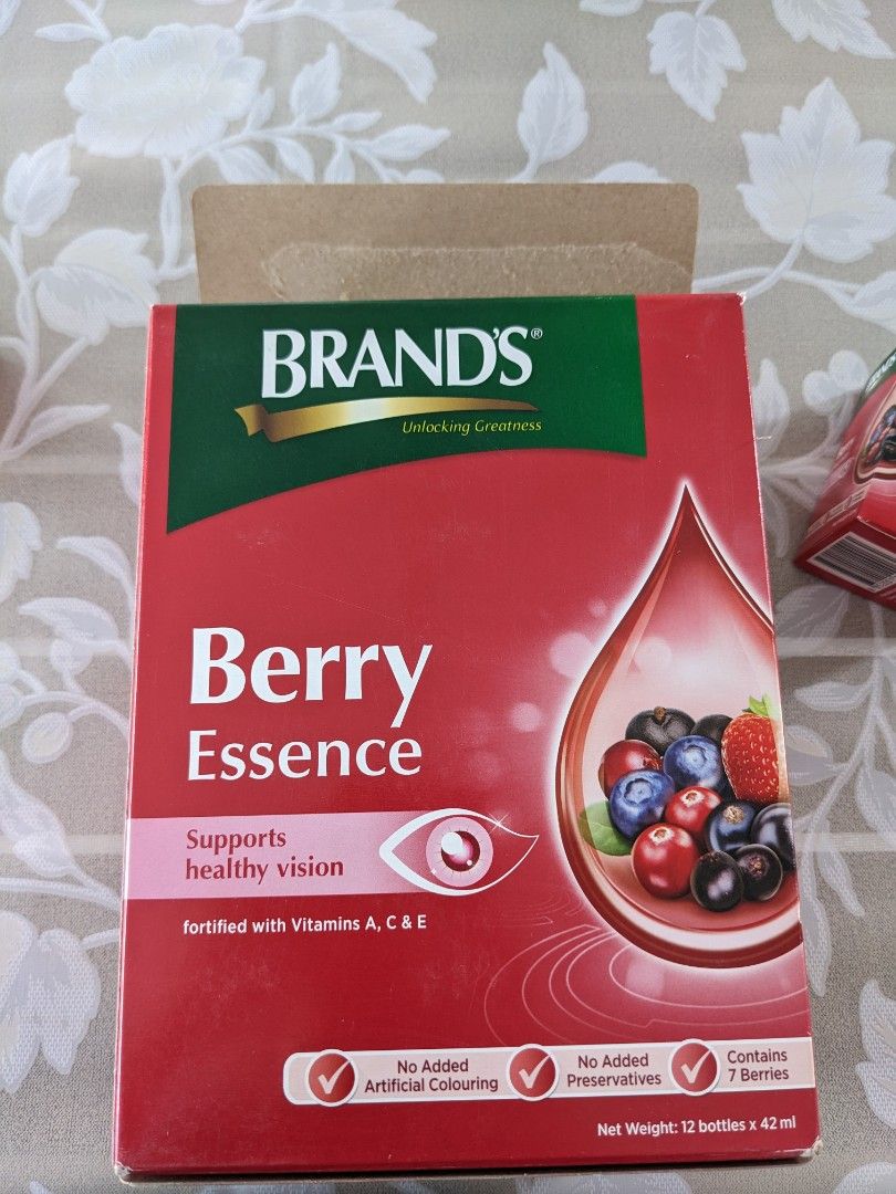 (FREE) brands berry essence (10 bottles), Health & Nutrition, Health ...