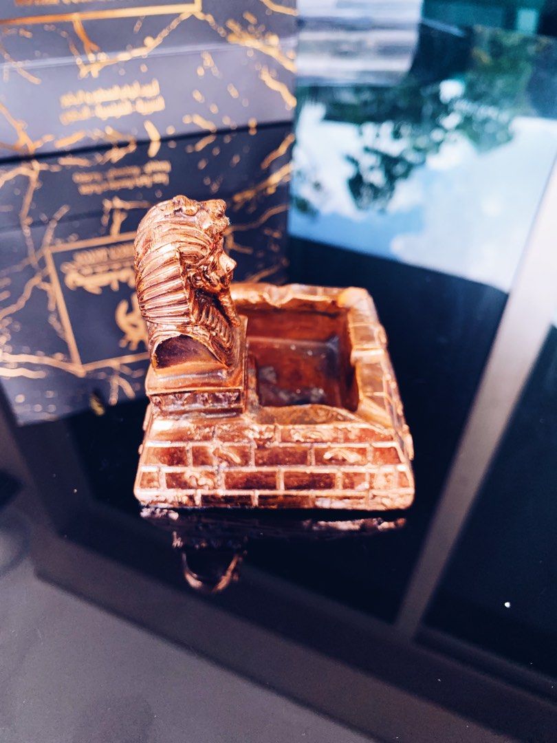 FullBronze Egyptian Pharaoh Ashtray ash tray, Furniture & Home Living ...