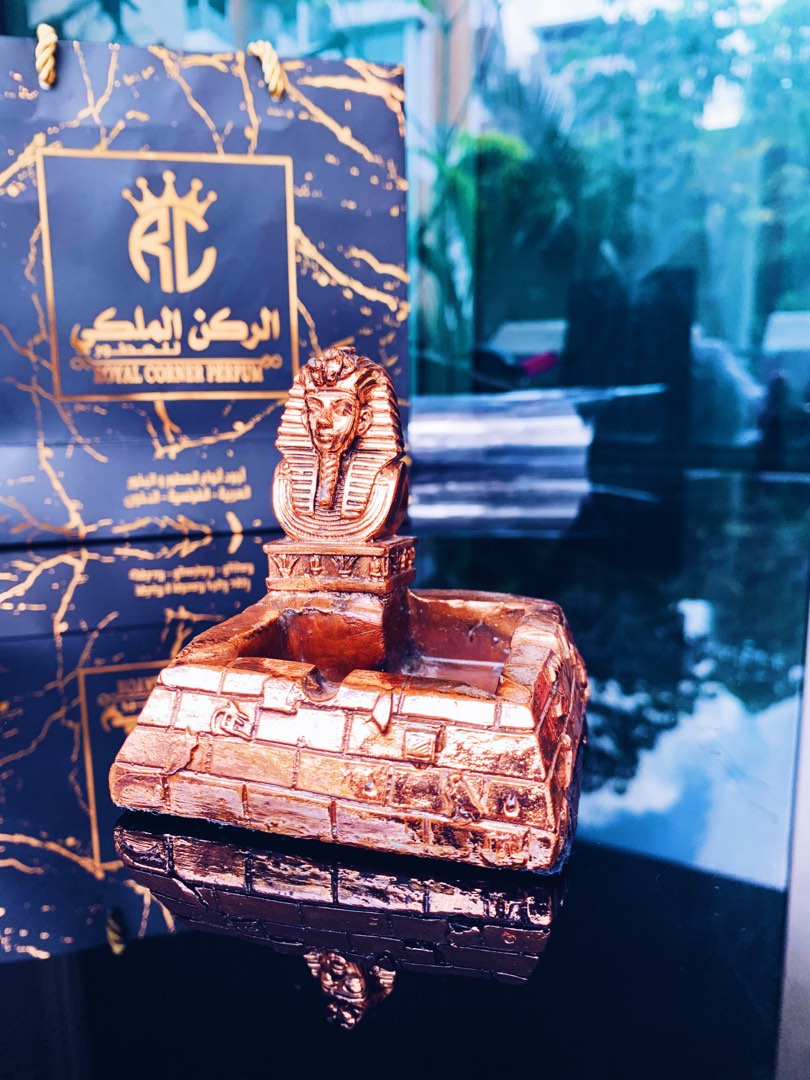 FullBronze Egyptian Pharaoh Ashtray ash tray, Furniture & Home Living ...