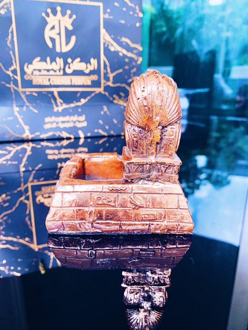 FullBronze Egyptian Pharaoh Ashtray ash tray, Furniture & Home Living ...