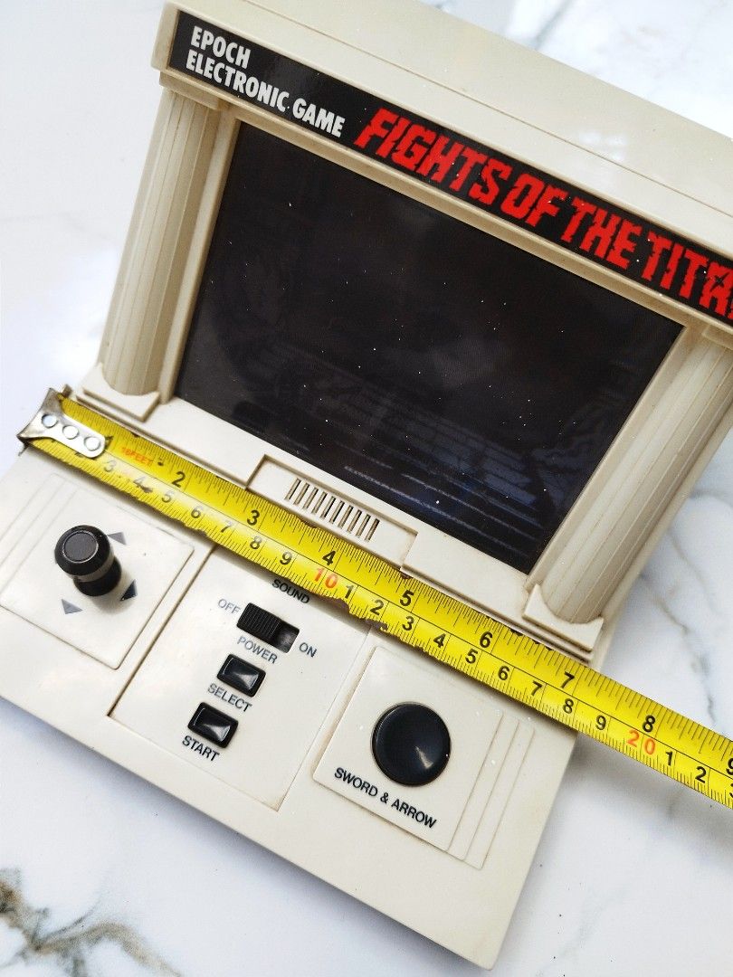 Game jadul.Vintage 1983 EPOCH FIGHTS OF THE TITAN ELECTRONIC TABLETOP ...