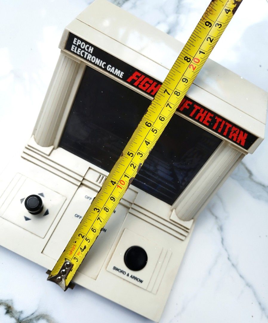 Game jadul.Vintage 1983 EPOCH FIGHTS OF THE TITAN ELECTRONIC TABLETOP ...