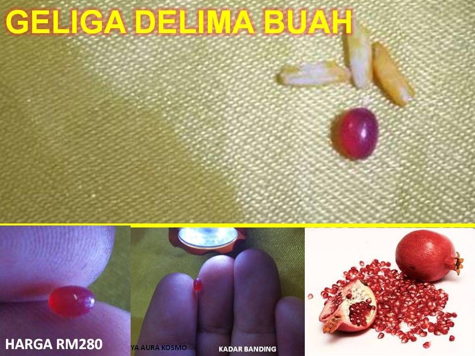 GELIGA DELIMA BUAH PERMATA BATU STONE FOR RING CINCIN HIGH QUALITY GERM ...