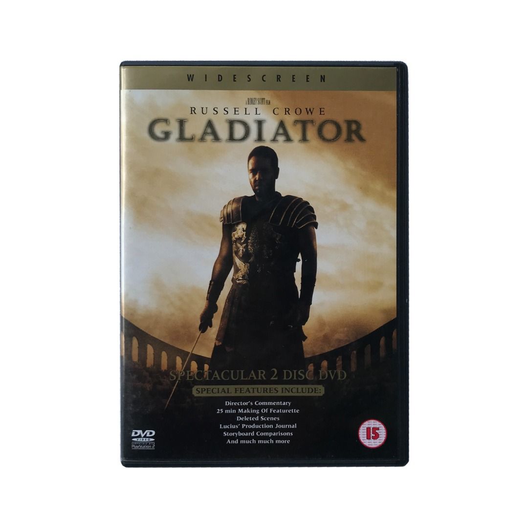 Gladiator (DVD), Hobbies & Toys, Music & Media, CDs & DVDs on Carousell