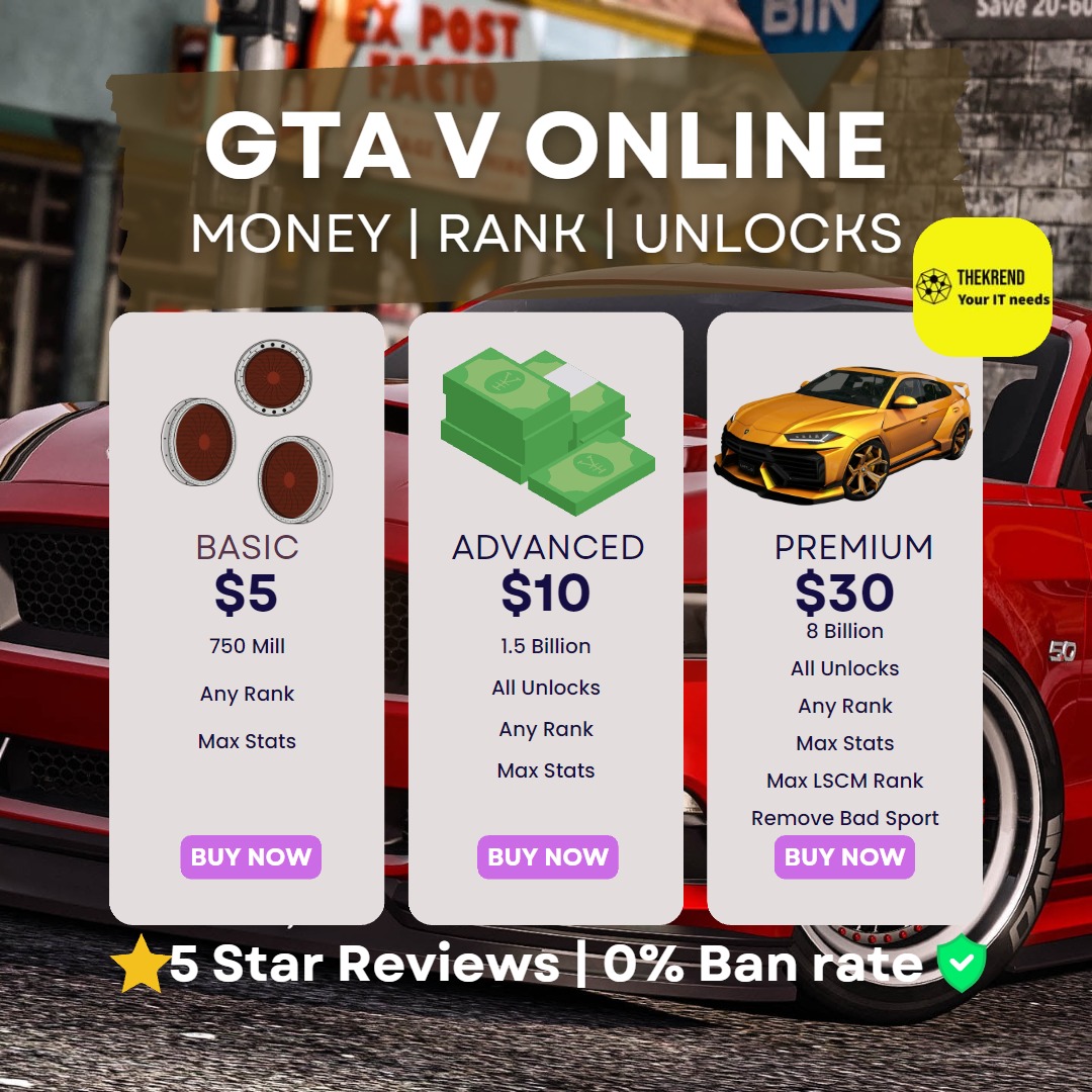 GTA 5 Online Money+Unlocks+Rank, Video Gaming, Gaming Accessories, Game ...