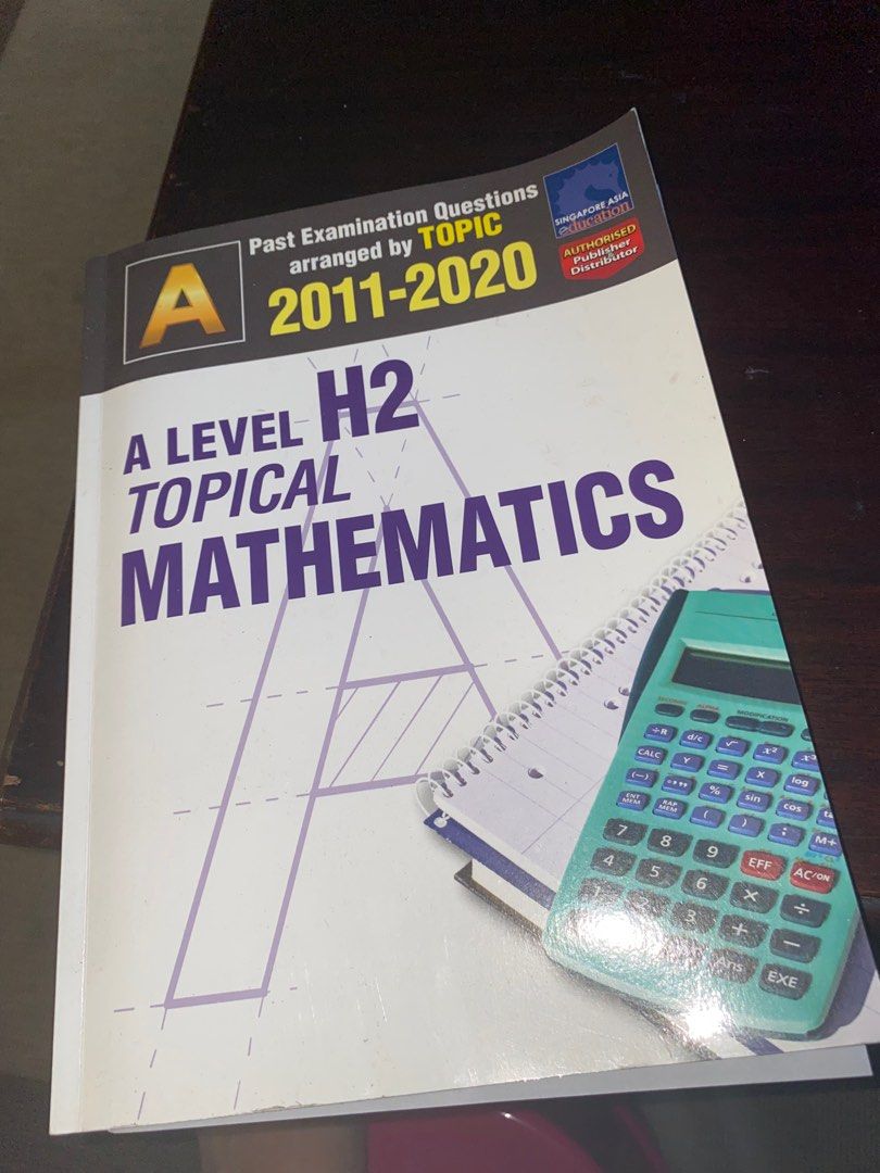 H2 Mathematics Topical TYS A Level, Hobbies & Toys, Books & Magazines, Assessment Books on Carousell