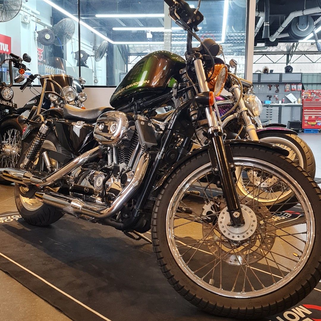 Vintage Harley-Davidson Sportster XL1200 with new 10 years COE ...