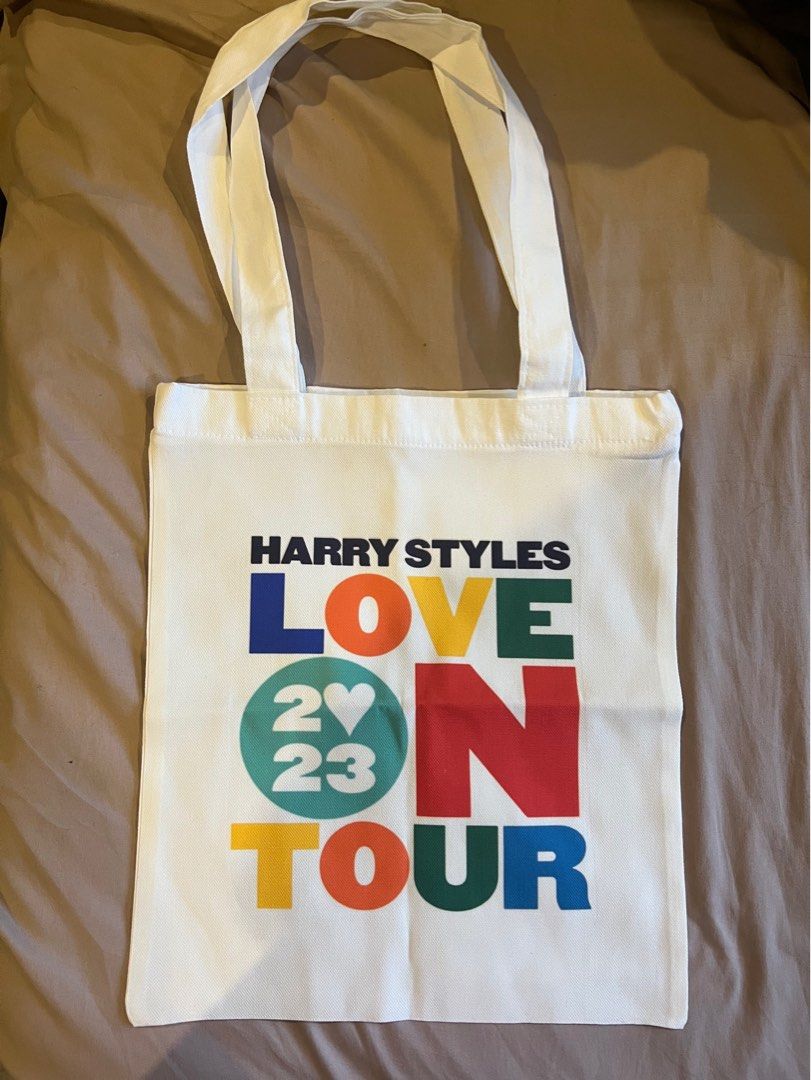 HARRY STYLES LOVE ON TOUR TOTE BAG, Women's Fashion, Bags & Wallets ...