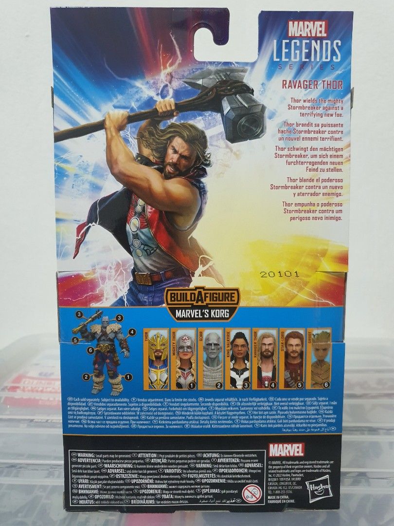 Hasbro Marvel Legends Series Marvel Studios Thor: Love and Thunder ...