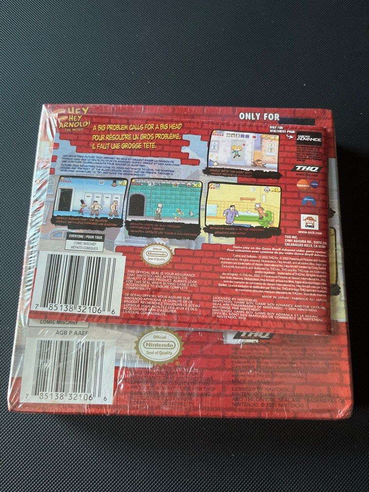 Hey arnold! the movie game boy advance GBA, Video Gaming, Video Games ...