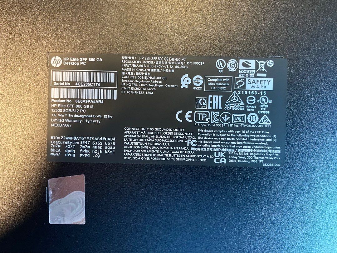 HP EliteDesk 800 G9 SFF, Computers & Tech, Desktops on Carousell