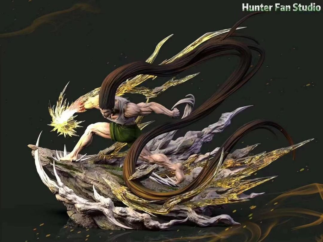 Hunter Fan Studio - Gon Freecss Vs Neferpitou, Hobbies & Toys, Toys & Games on Carousell