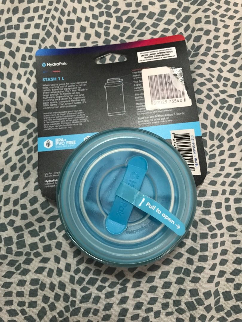 HydraPak Stash 1L Collapsible Water Bottle on Carousell