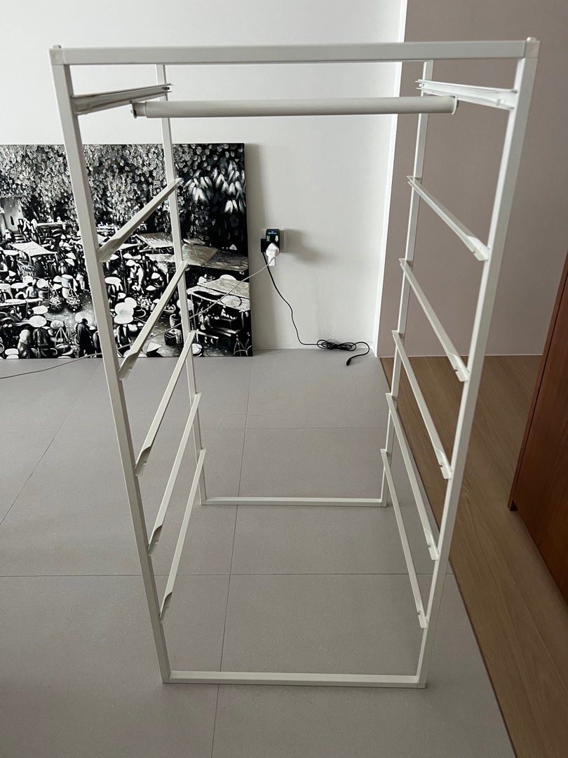 IKEA shelving unit wardrobe JONAXEL, Furniture & Home Living, Furniture ...