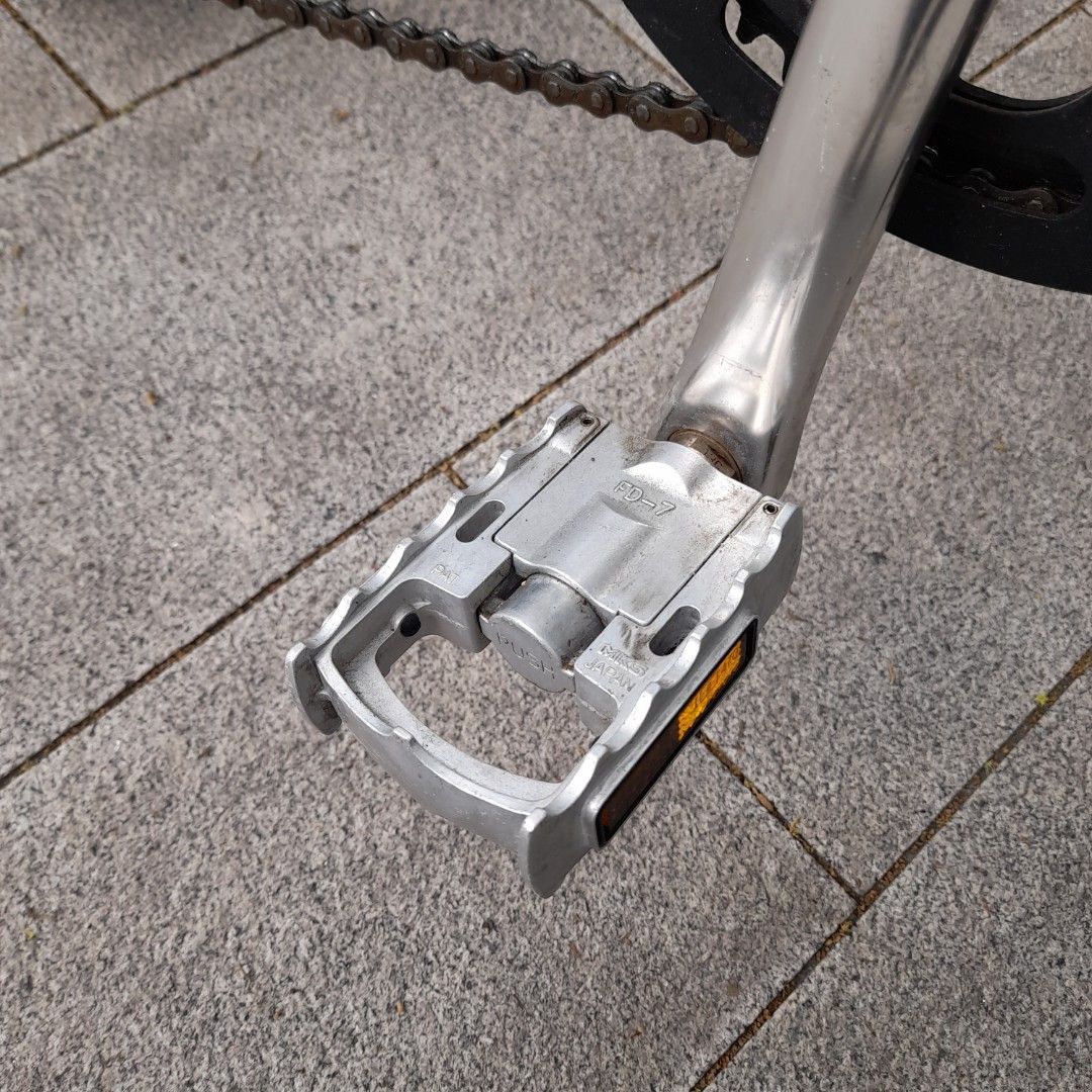 JAB nanoo EN14764 12"直接疊 代步單車 拉絲銀色 台灣制造 Nanoo 12吋 縱向式 折叠車, 運動產品, 單車及配件 ...