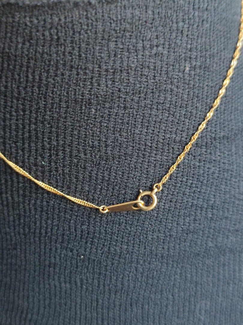 Japan K18 3 Pointer Dia Necklace D 30CT 2.3Grms, Women's Fashion, Jewelry & Organizers ...