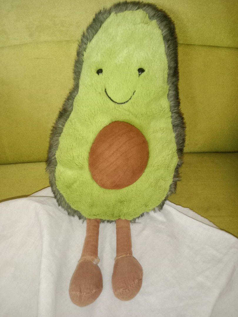 Jellycat Amuseable Avocado Huge Hobbies And Toys Toys And Games On Carousell
