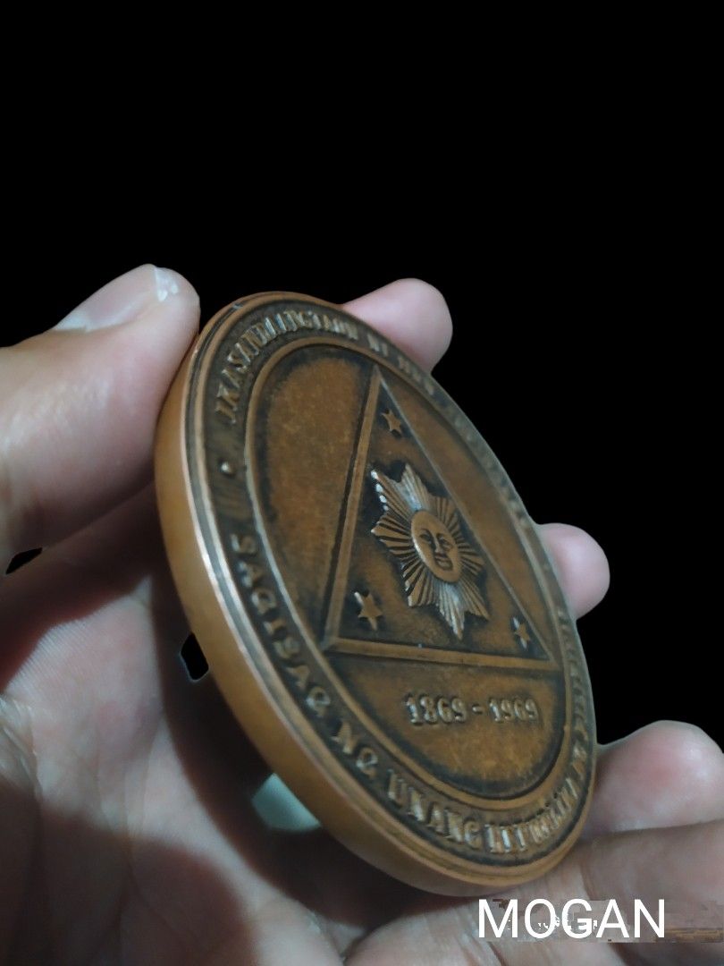 JJ TUPAZ EMILIO AGUINALDO UNANG PRESIDENTE NG PILIPINAS BIG MEDAL ...
