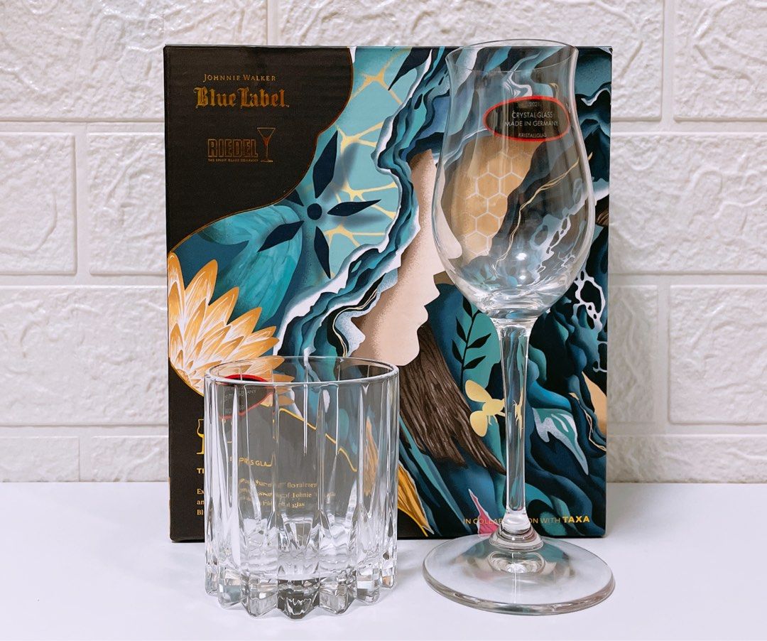 Riedel xJohnnie Walker 組合優惠 - Johnnie Walker Blue Label + Johnnie XR 21 + Riedel Glassware Box ...