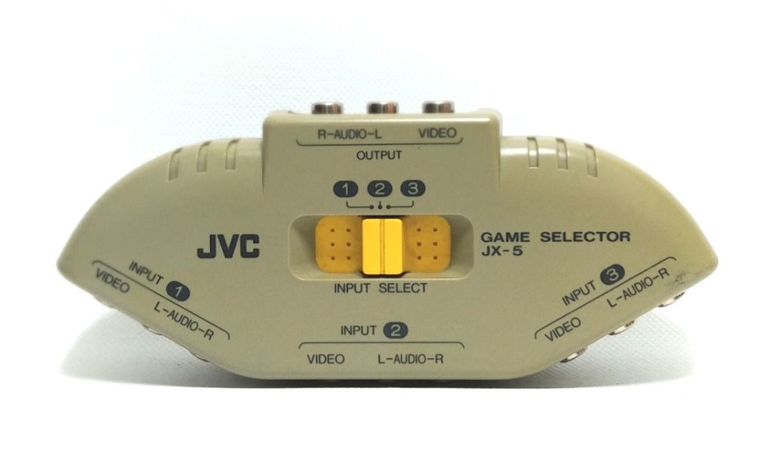 JVC 3 WAY MANUAL AV SELECTOR SWITCHER SPLITTER 3 INPUT 1 OUTPUT GAME CONTROLLER, TV & Home ...
