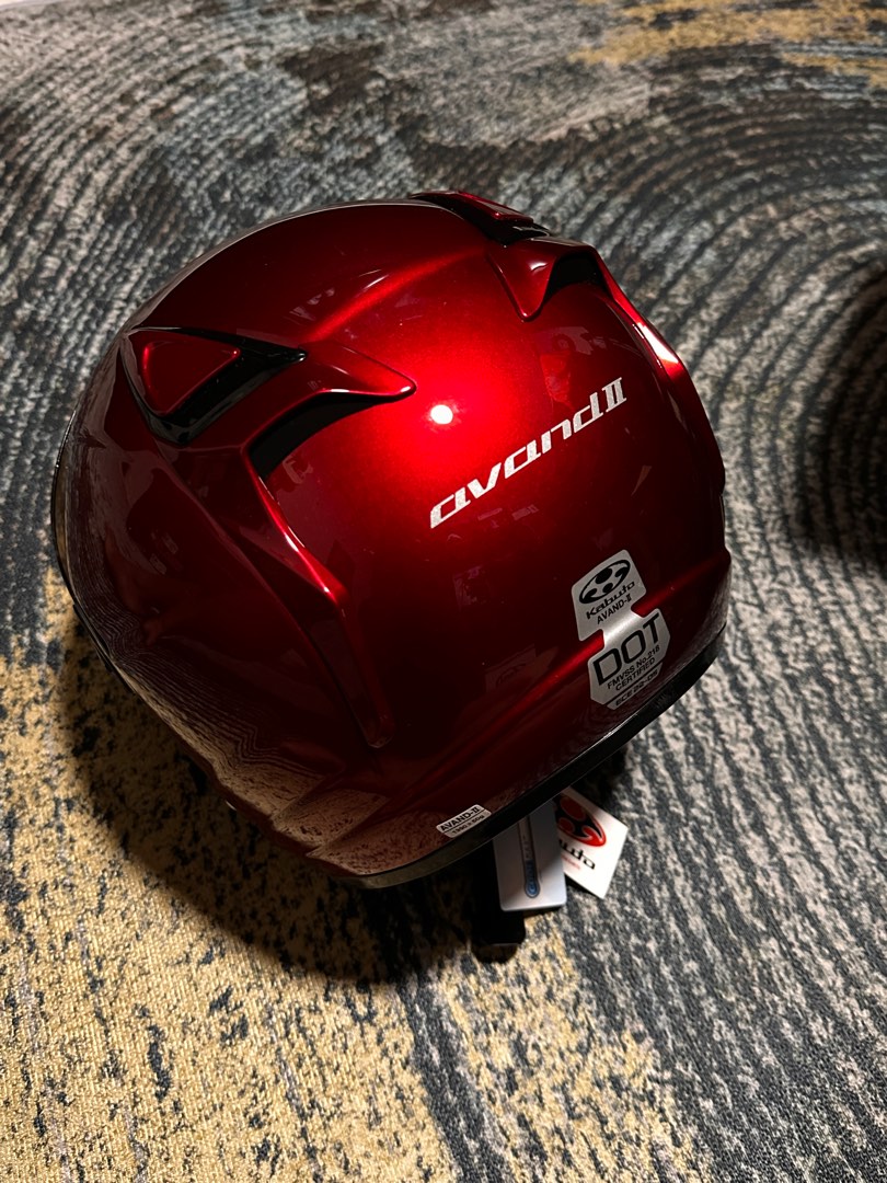 KABUTO AVAND II L SHINY RED KABUTO AVAND 2, Motorcycles, Motorcycle ...