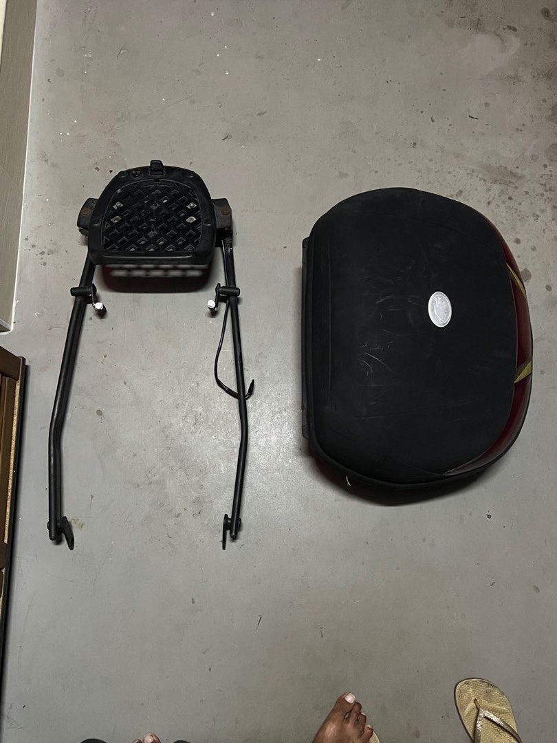 Kappa Box with rack and base plate, Motorcycles, Motorcycle Accessories ...