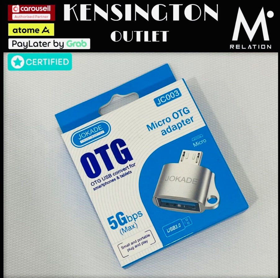 {Kensington}{New} JOKADE Micro OTG Adapter JC003, Computers & Tech ...