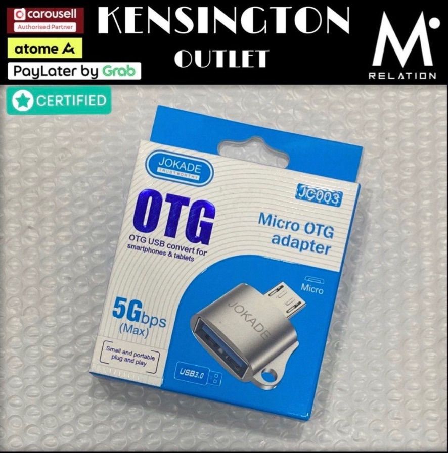 {Kensington}{New} JOKADE Micro OTG Adapter JC003, Computers & Tech ...
