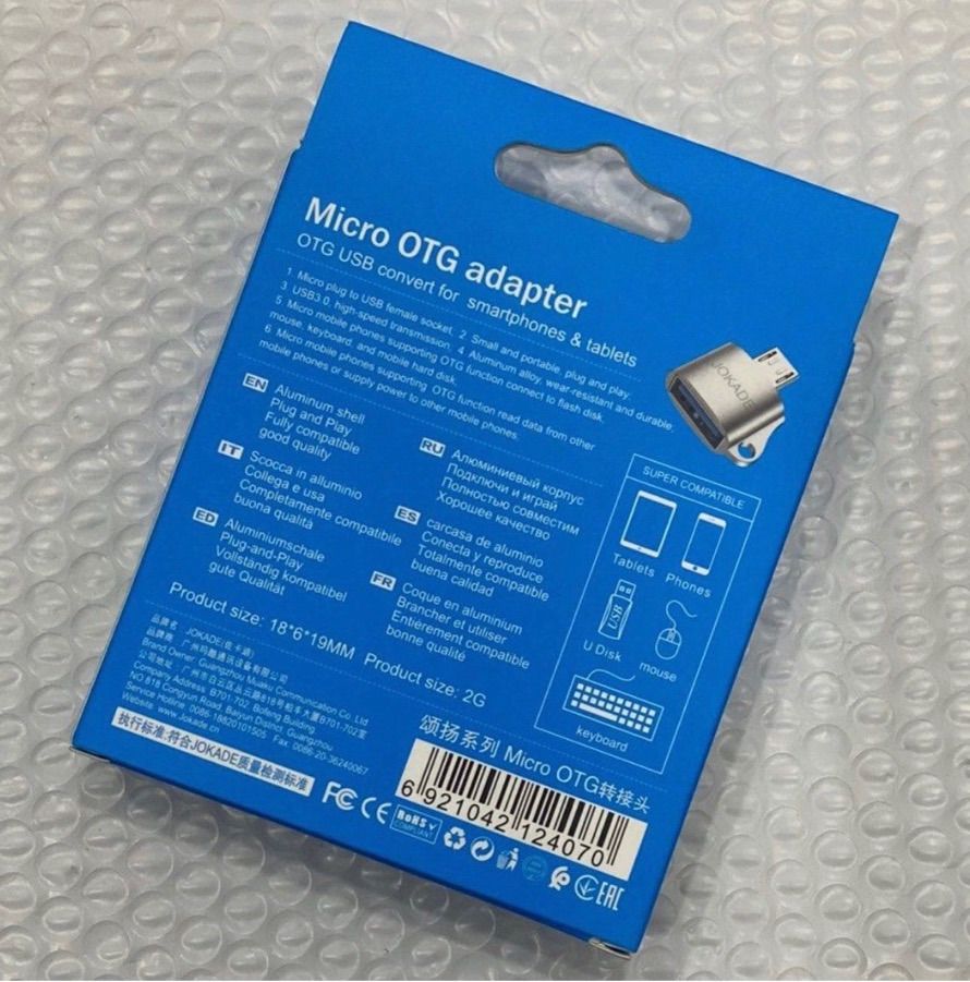 {Kensington}{New} JOKADE Micro OTG Adapter JC003, Computers & Tech ...