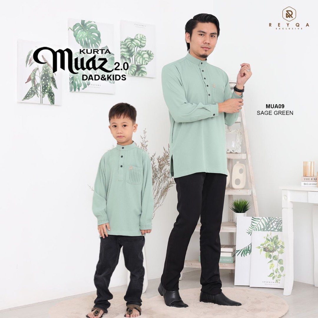 Kurta Muaz 2.0, Men's Fashion, Muslim Wear, Baju Melayu on Carousell