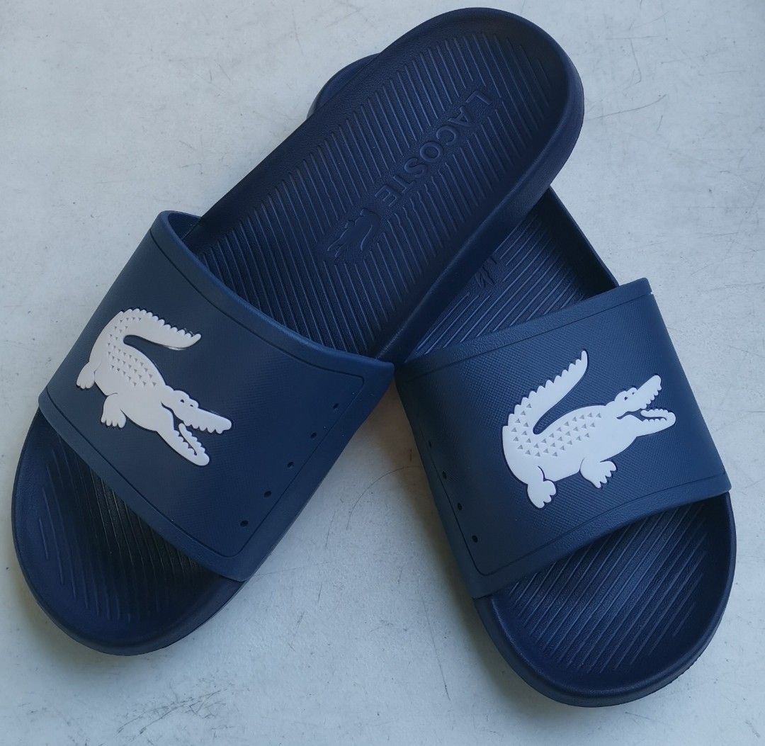 Lacoste Men Slides, Men's Fashion, Footwear, Slippers & Slides on Carousell