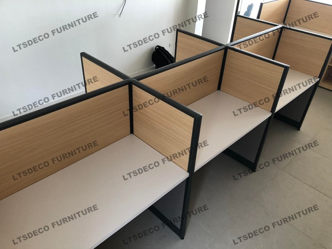 laminated modular office partition furniture on Carousell