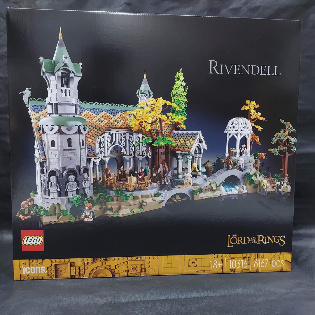 LEGO 10316 Icons The Lord Of The Rings : Rivendell - comes with its own ...