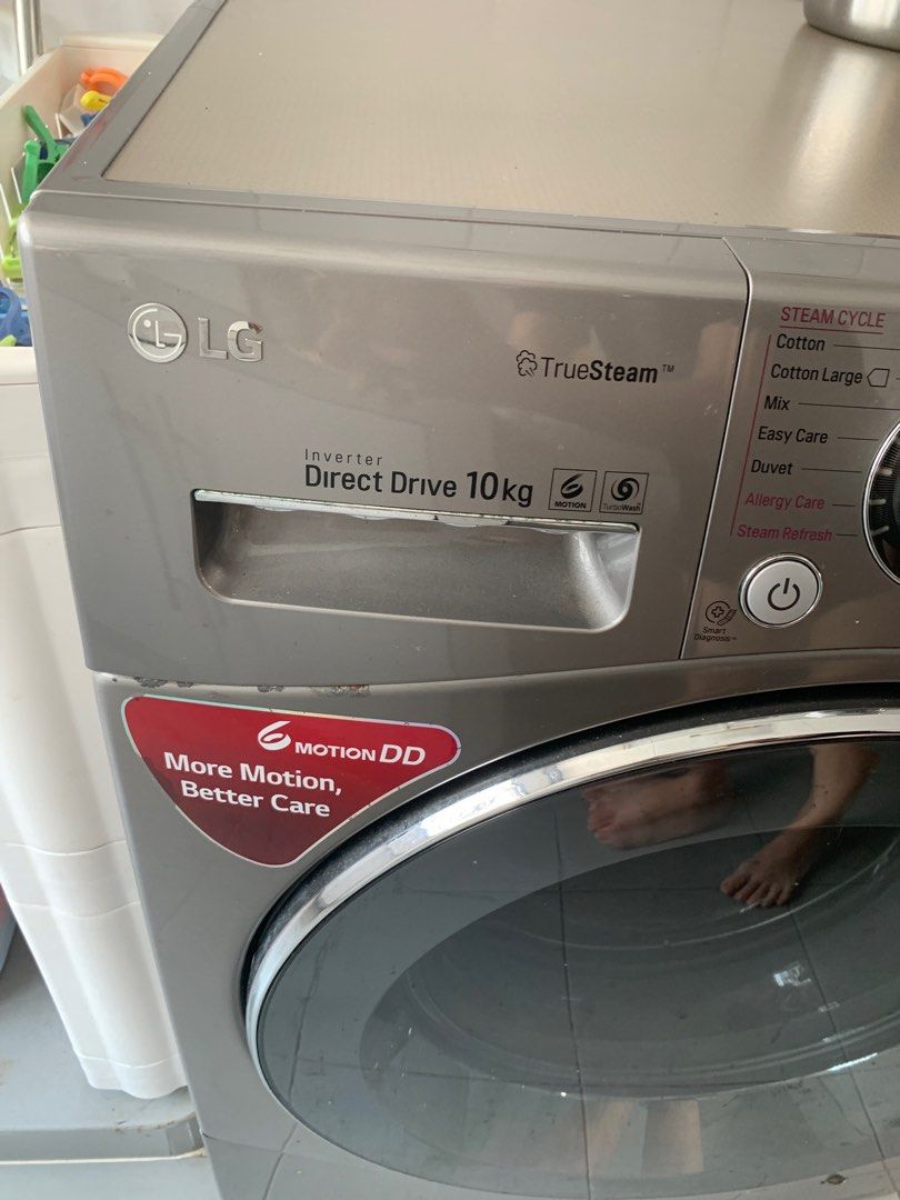 LG front load 10kg washing machine, TV & Home Appliances, Washing ...