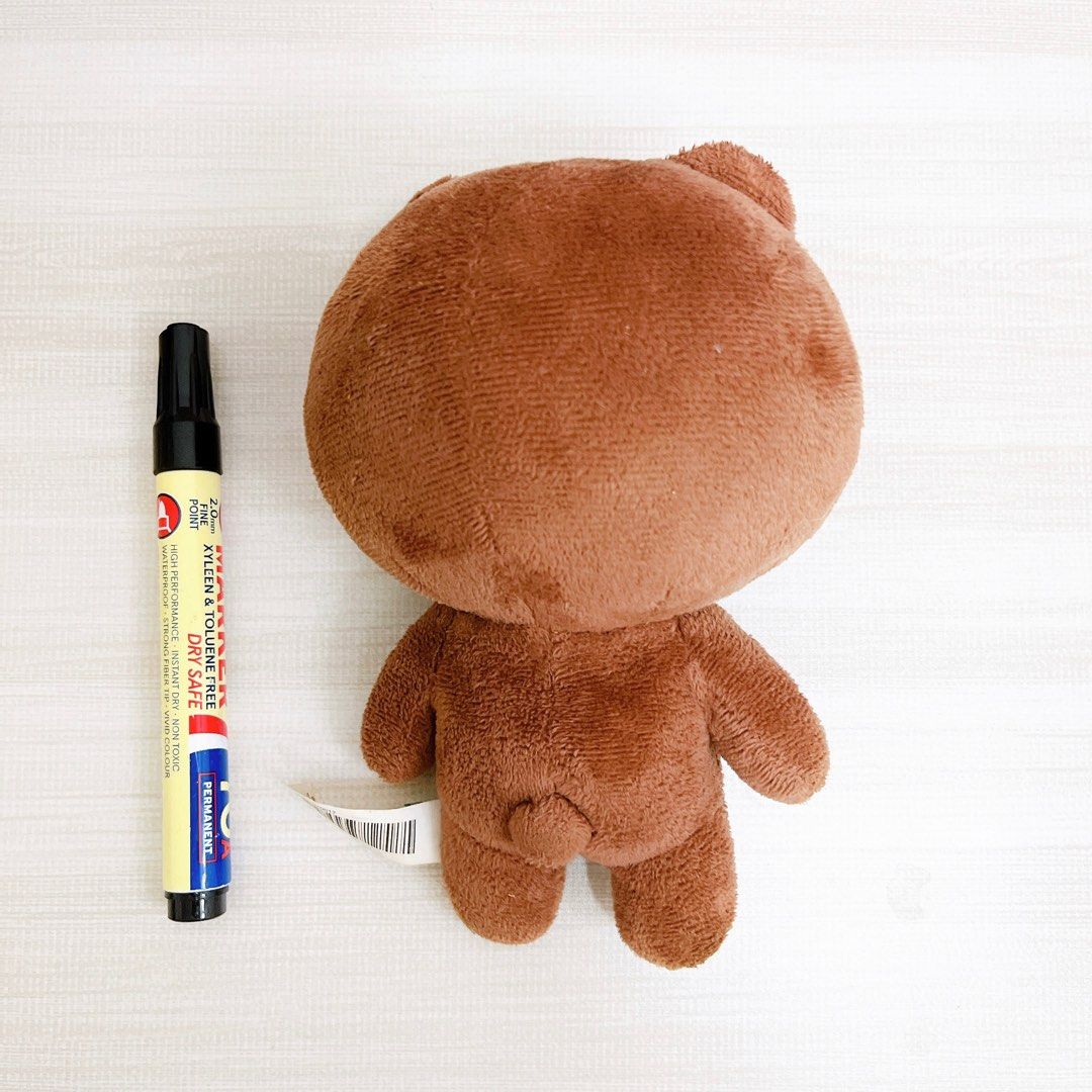 Line Friends Brown Plush, Hobbies & Toys, Toys & Games on Carousell