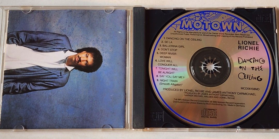 Lionel Richie ~ Dancing On The Ceiling ( MANUFACTURED BY SANYO JAPAN ...
